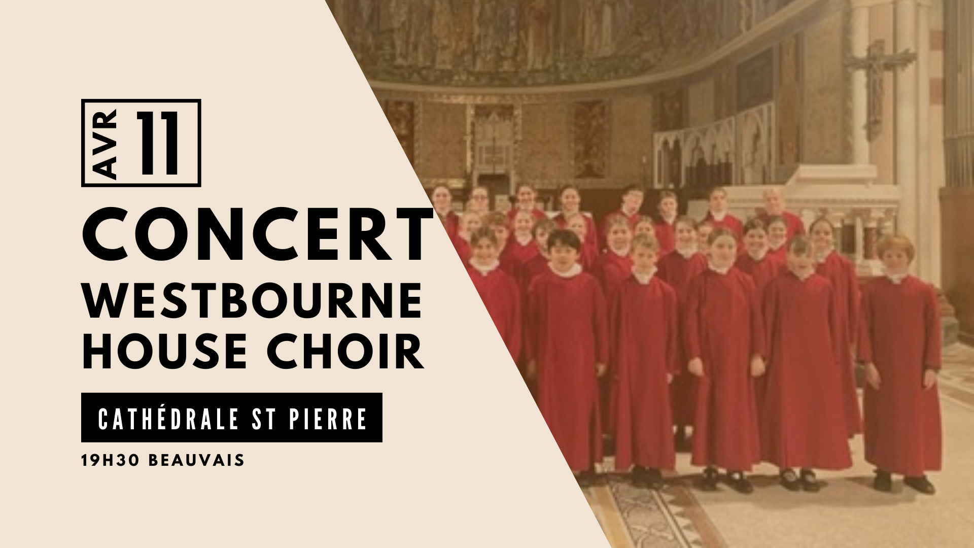 Concert Westbourne House Choir - Cathédrale de Beauvais - ABC